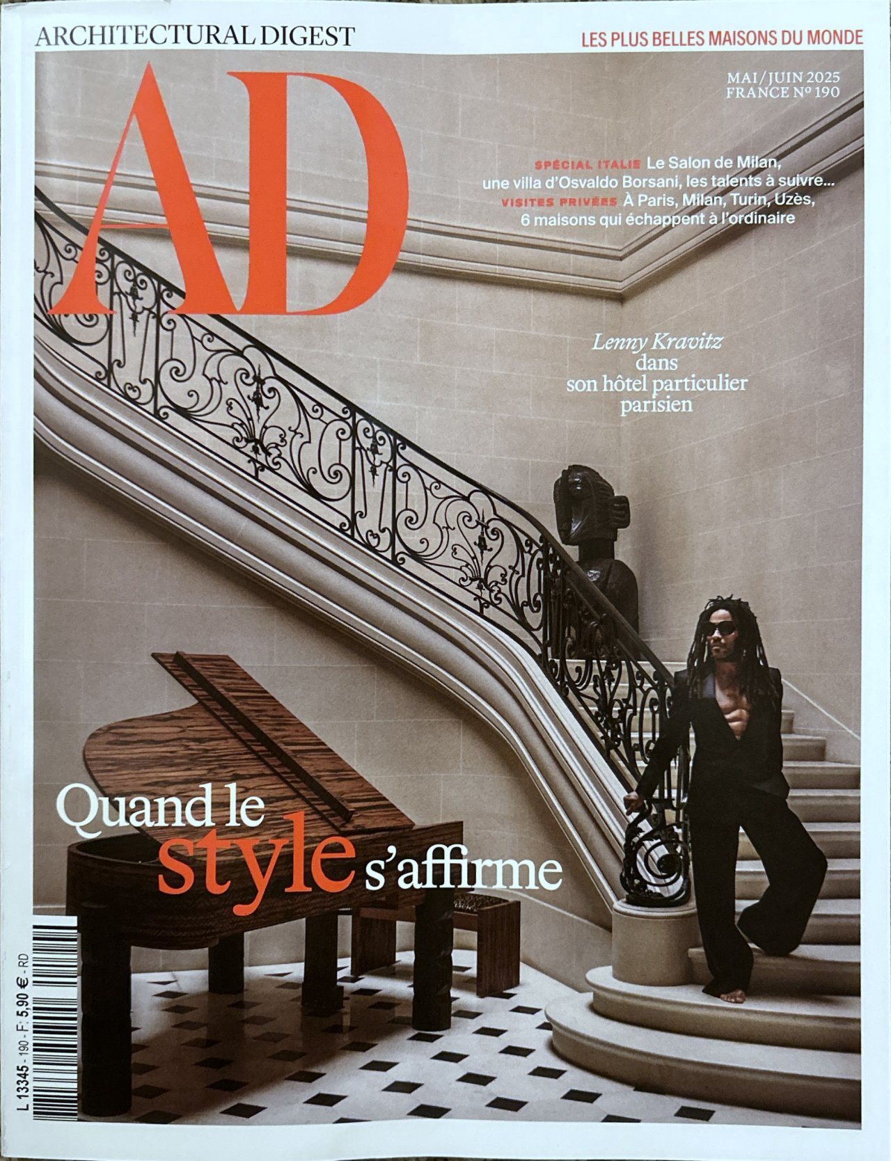 Architectural Digest: Une force de la nature - Presse - Meubles et Lumières